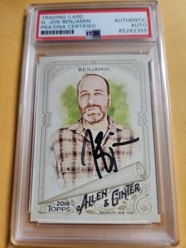 H Jon Benjamin Signed 2018 Allen And Ginter Card. Psa Dna. Archer, Bob ...