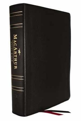 ESV, MacArthur Study Bible, - Leather Bound, by Thomas Nelson ...