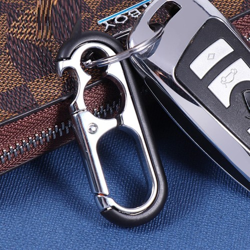 Metal Smart Key Holder Car Keychain With Bottle Opener Two Rings Gift ...