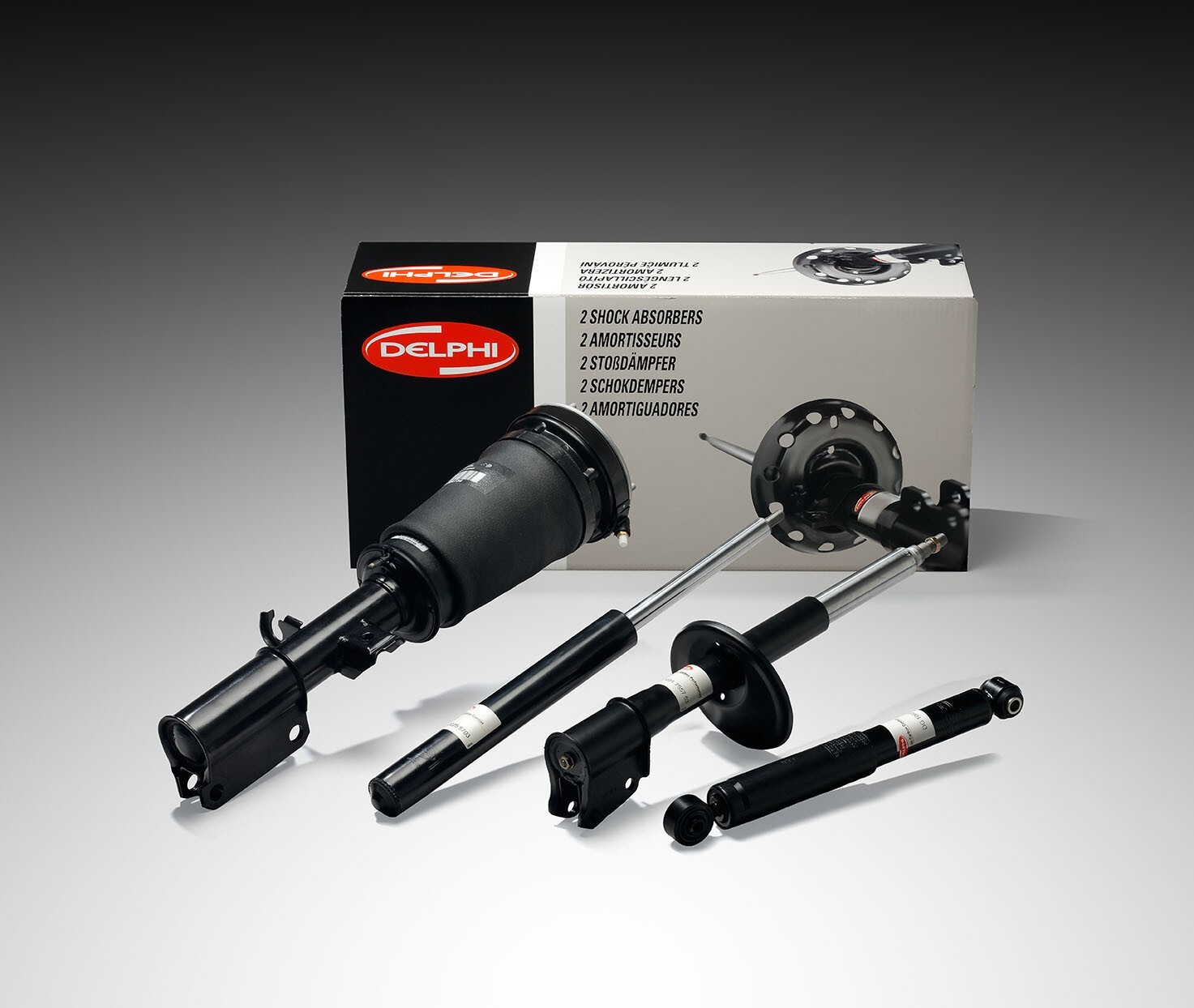 FOR MERCEDES-BENZ W123 1976 1984 REAR SHOCK ABSORBERS DELPHI ORIGINAL ...