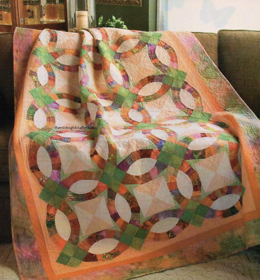 Donna's Wedding Ring Quilt Pattern Pieced/Paper Pieced TE | eBay