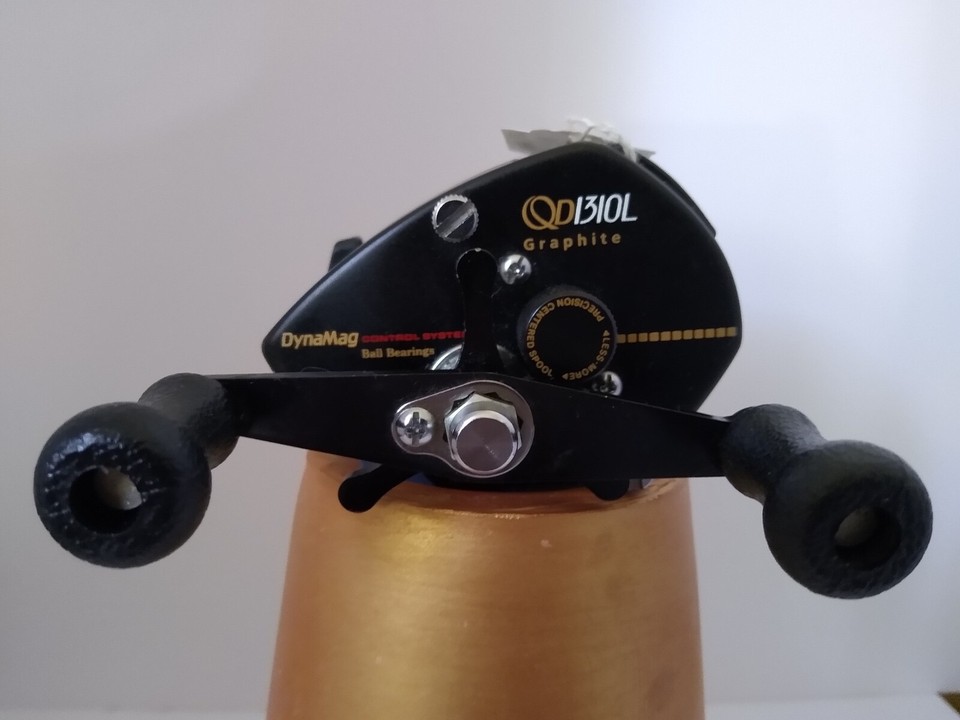 Vintage Quantum Zebco QD1310 Left-Handed Graphite Casting Reel Japan ...