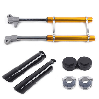 2-Stroke Mini Front Fork Shocker 49cc Dirt Pit Bike Triple Tree Clamp ...