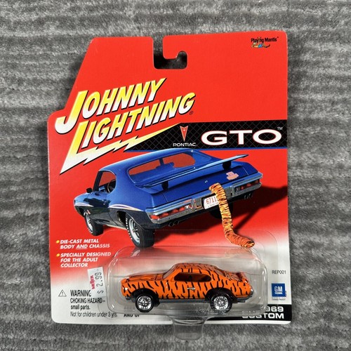 Johnny Lightning GTO 1969 Custom Tiger Tail Diecast Orange | eBay