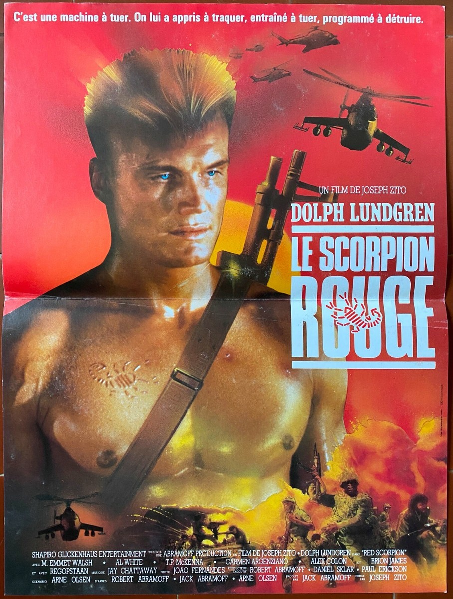 Red Scorpion Publicity Still Of Dolph Lundgren