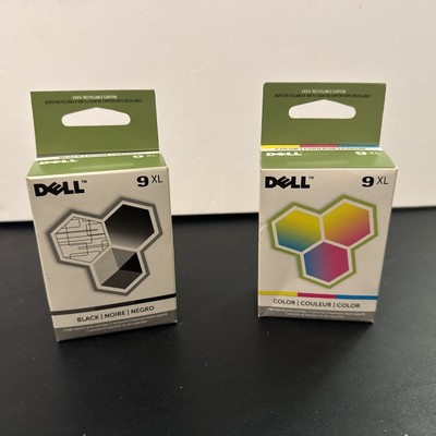 Dell Ink 9XL Black - 9XL Color Set Genuine MK992 MK991 Printer Ink NIB ...
