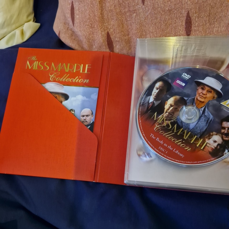 Miss Marple Collection (Box Set) (DVD, 2012) 12 DVDs & Complete Map ...