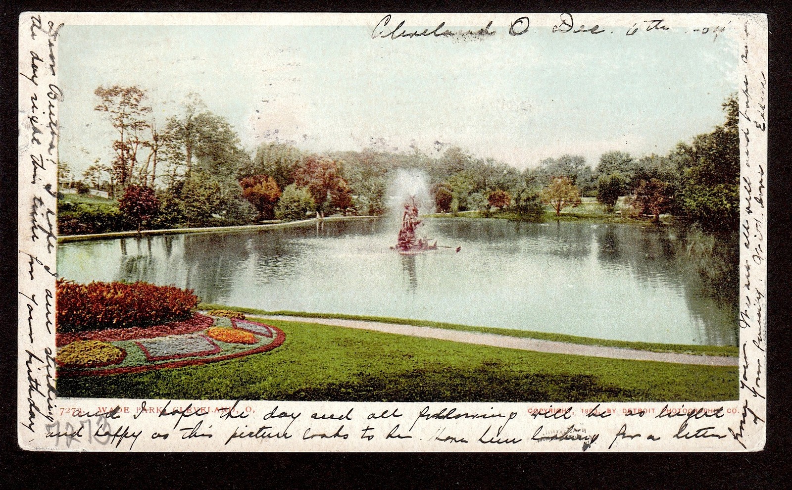 1906 Lake Shore Drive Gordon Park Cleveland Ohio landscape postcard | eBay