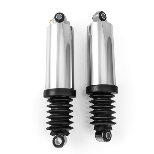 Chrome Rear Air Suspension Shocks For Harley Road King Street Electra ...