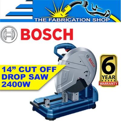 Bosch 355mm 14" Chop Drop Circular Saw Mitre Metal Cut Off 2400W GCO 14 ...