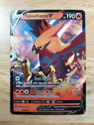 Talonflame V 029/185 Vivid Voltage NM Ultra Rare Pokemon Card | eBay