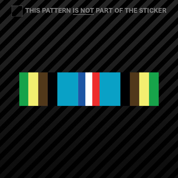 AFEM Armed Forces Expeditionary Medal Ribbon Sticker Vinyl | Army USMC ...