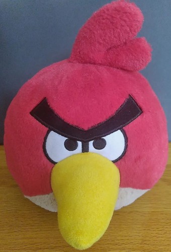 Big Red Ball of a Red Angry Bird Plush Angry Birds, mad cause his tag is ragged. | eBay