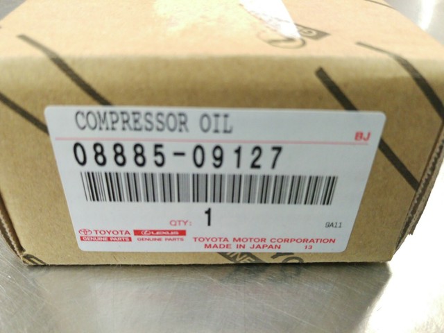 0888509127 Genuine Toyota Compressor Oil 08885-09127 for sale online | eBay