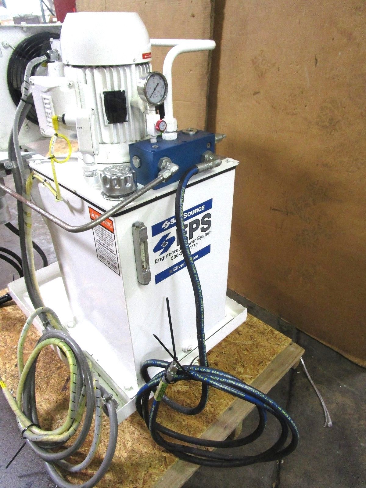 SUNSOURCE EPS 26GAL 3HP 230/460V HYDRAULIC PUMPING STATION 2GPM W/HEAT ...