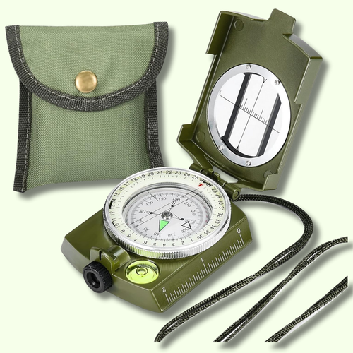 Professional Military Compass Lensatic Sighting for Camping Hiking ...