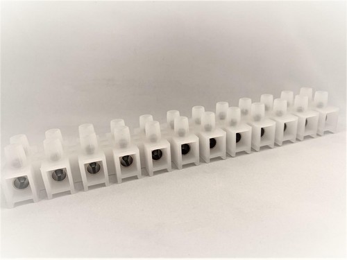 100A Screw Terminal Connector Chocolate Block 100 Amp Strip 12 Way 450V ...