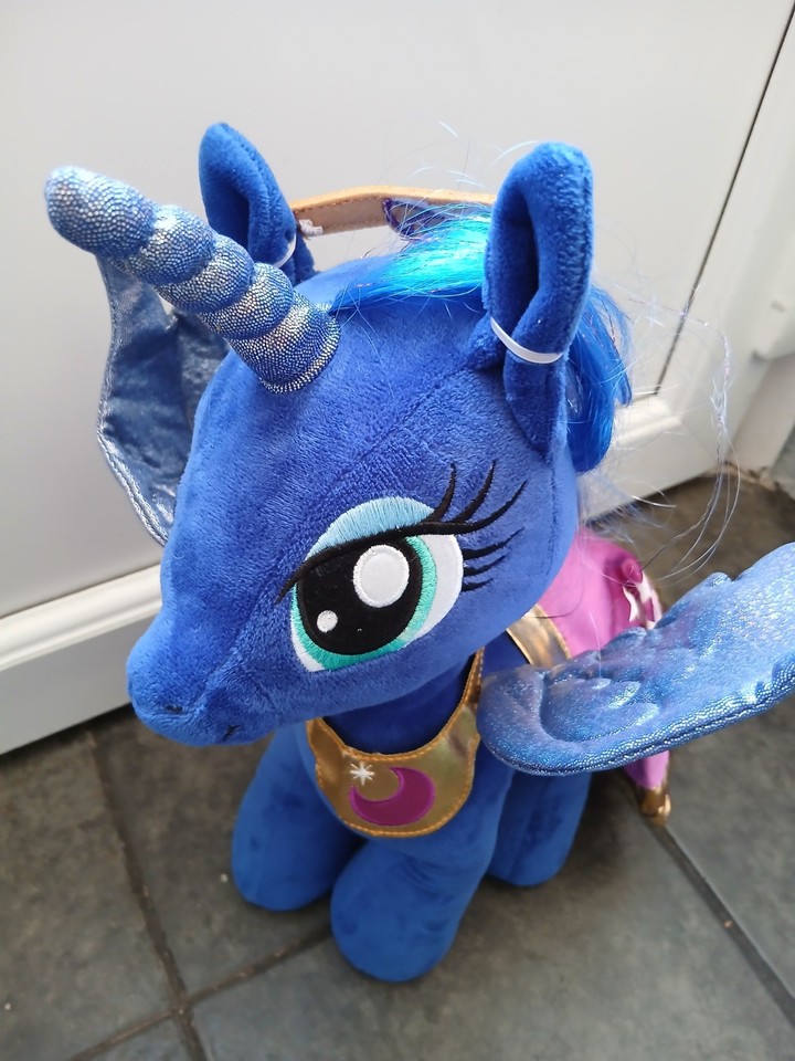 Build a Bear My Little Pony - Princess Luna Unicorn Dark Blue/moon ...