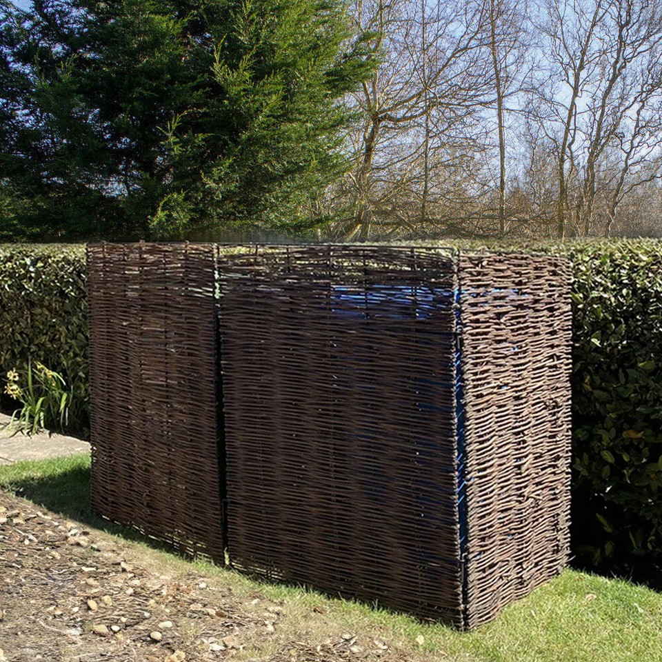 OUTDOOR WHEELIE BIN STORAGE DOUBLE AND TRIPLE SHED WOODEN DUSTBIN ...