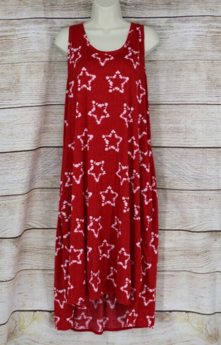 Secret Treasures Womens Plus Size 3X Racerback Sleeveless Dress Red USA ...