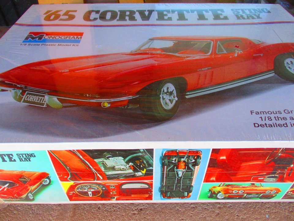 '65 CHEVY CORVETTE STING RAY MONOGRAM 2600 🔥 1:8 1975 ISSUE 1965 | eBay