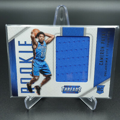 2015-16 PANINI THREADS CAMERON PAYNE ROOKIE THREADS CARD #66 | eBay ...