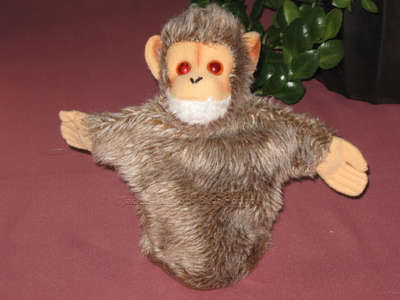 Hermann Chimpanzee Hand Puppet 1960s Rare | eBay