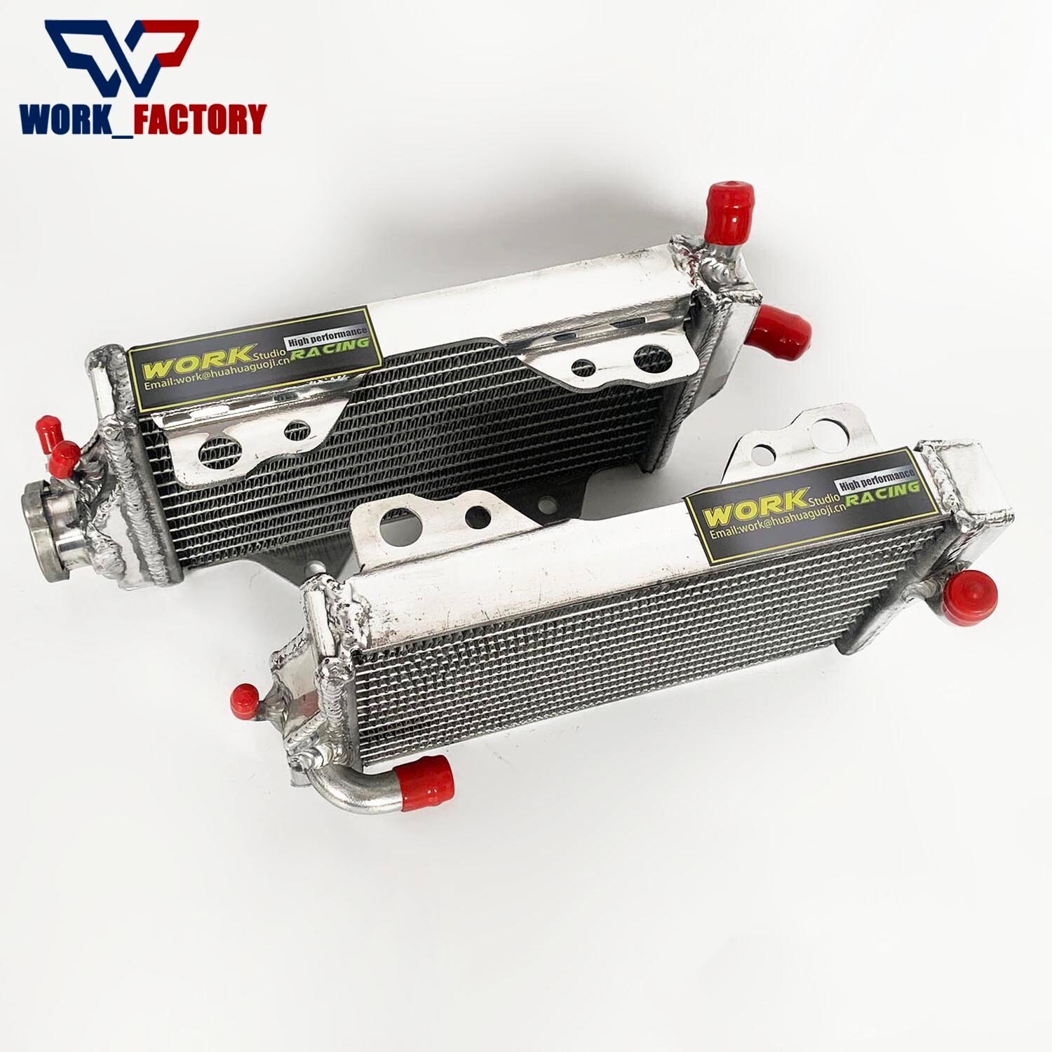 For Honda CR125R CR 125 R 2-stroke 2000-2001 00 01 Aluminum Radiator ...