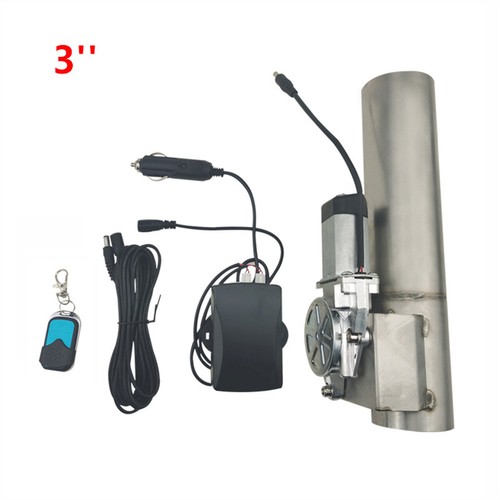 3'' Electric Exhaust I-Pipe Straight Cutout Control Valve with Remote ...