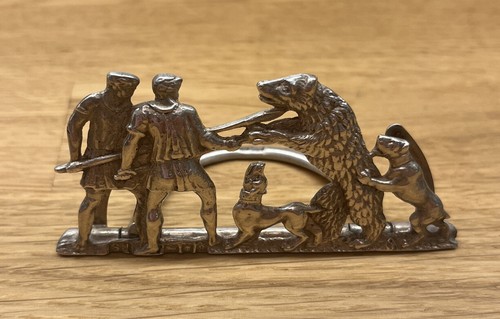 SCARCE VICTORIAN SOLID SILVER MENU/PLACE CARD HOLDER BY SAMUEL JACOB ...