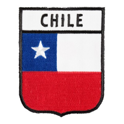 Chile Flag Shield Patch, South American Country Flag Patches | eBay