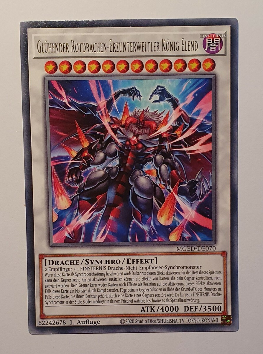 Yugioh Hot Red Dragon Archfiend King Calamity Ultra Rare