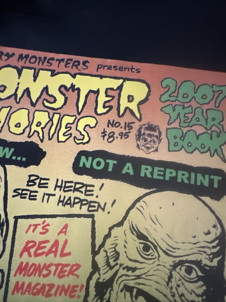 Scary Monsters Memories 2007 Year Book No.15 Horror Monsters Movies | eBay