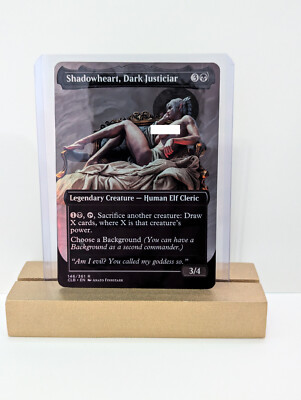 Shadowheart, Dark Justiciar Custom Foil Sticker on bulk MTG BG3 D&D ...