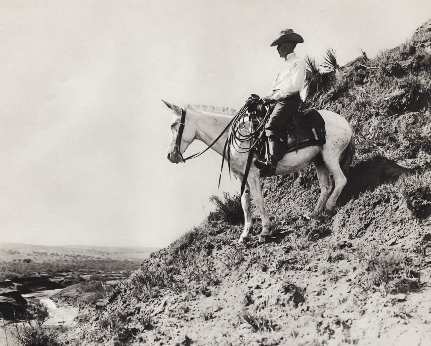 1908/52 Vintage ERWIN E. SMITH Western COWBOY Horse Landscape Photo ...