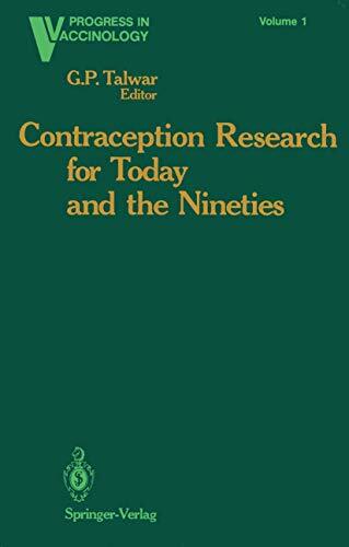 Contraception Research for Today and the Nineties: Progress in Birth ...