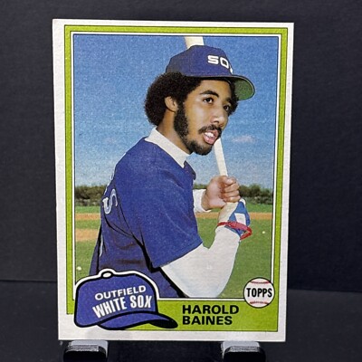 1981 Topps Harold Baines Rookie Card #347 Chicago White Sox RC | eBay