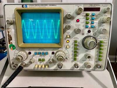 Hewlett Packard HP 1743A 100 MHz Analog Oscilloscope | eBay
