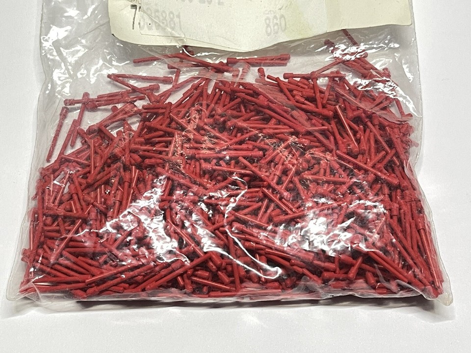 Bulk bag - 800 x Amphenol MS27488-20-2 Sealing Plug Type 2 Red 20AWG ...