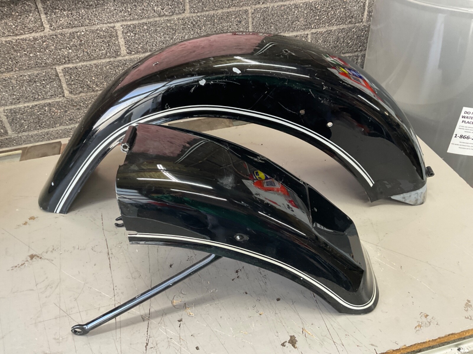 BMW R50 R60 /2 R69S Black Rear Fender | eBay