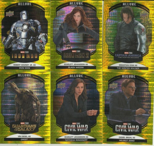 MARVEL ALLURE 2022 - IRON MAN - YELLOW TAXI BASE PARALLEL INSERT #1 | eBay