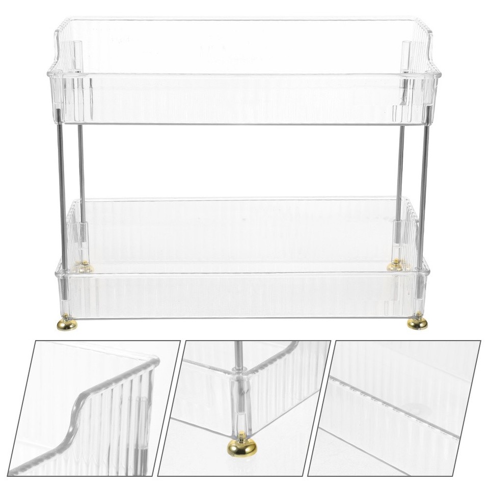 Countertop Organizer Toiletry Storage Rack Dressing Table Storage ...