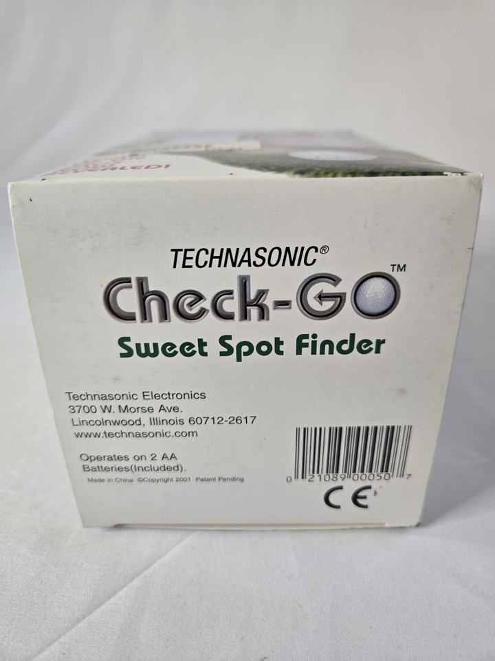 NEEDS NEW PEN Technasonic Golf Check-Go Original Sweet Spot Finder ...