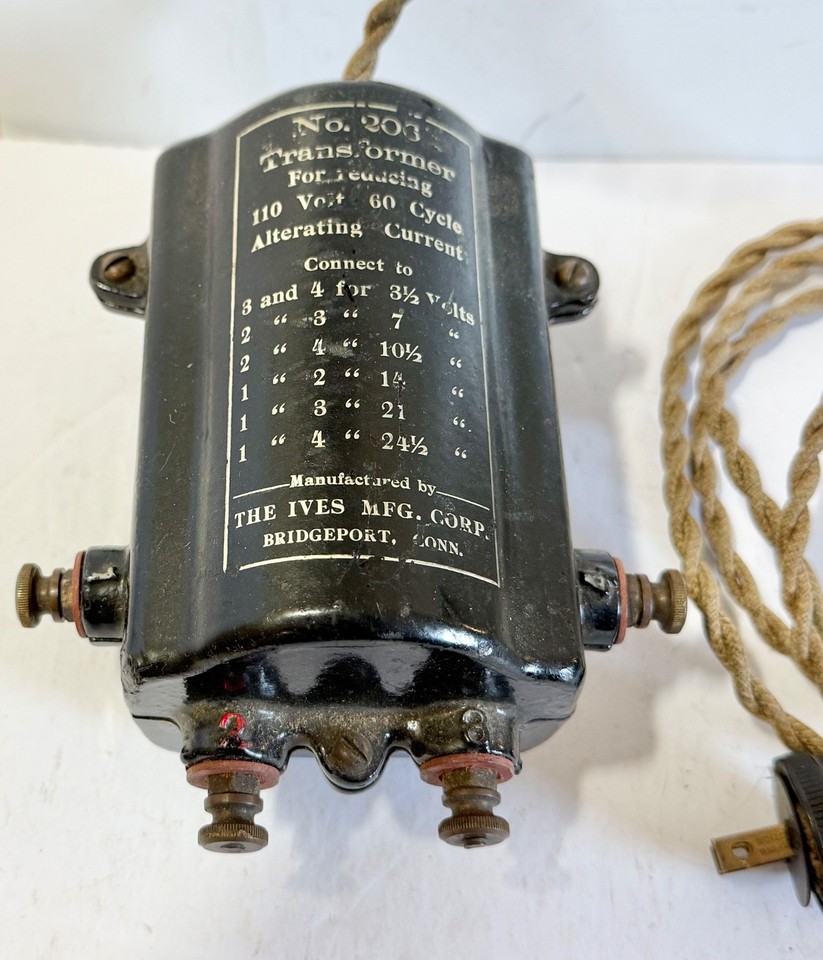 RARE Prewar Ives no.206 Transformer 1915-17 Great Condition - WORKS ...