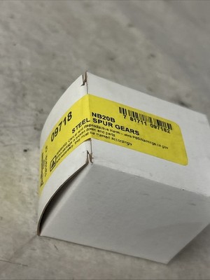 09718 Steele spur gear Boston gear Nb20b | eBay
