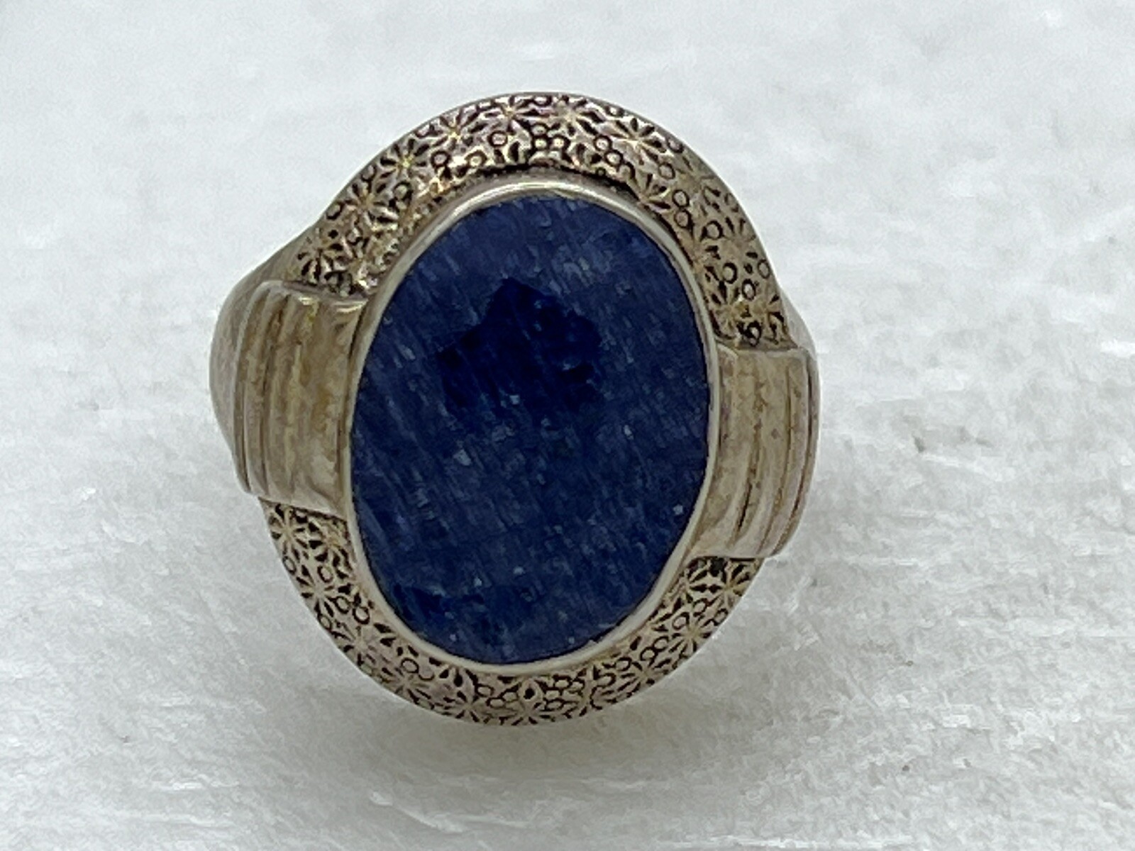 Nicky Butler NB India Sterling Silver Lapis Ring Sz 9… - Gem
