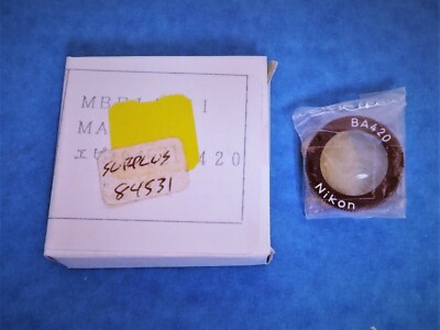 Nikon Microscope Barrier Filter 420 nm for labophot/ optiphot/ TMD | eBay