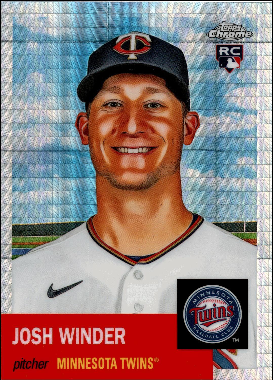 2022 Topps Chrome Platinum Anniversary - Josh Winder #115 X-Fractor (RC ...