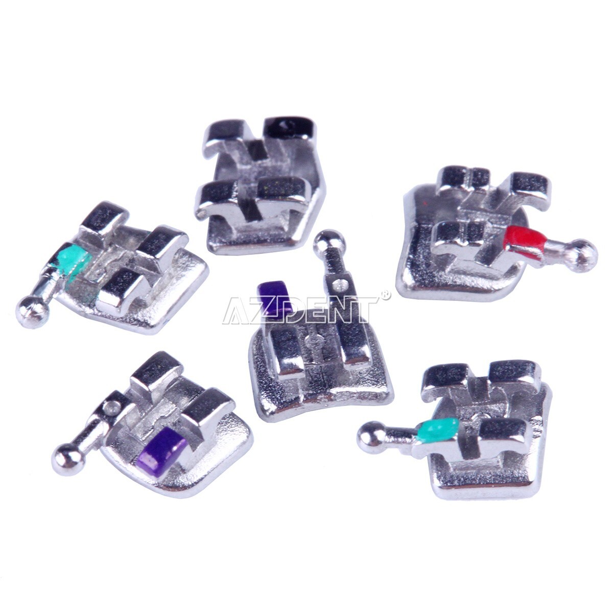 Unbranded Dentistry Orthodontic Mini MBT Brackets Tubes 10X Dental ...