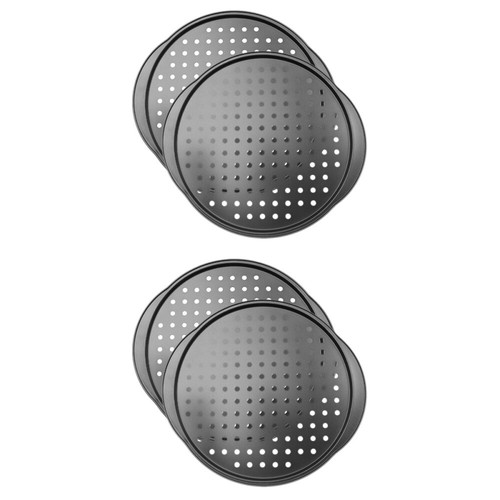 2 Count Pizzateller Pizzablech Mit Antihaftbeschichtung Pizza-Backform ...